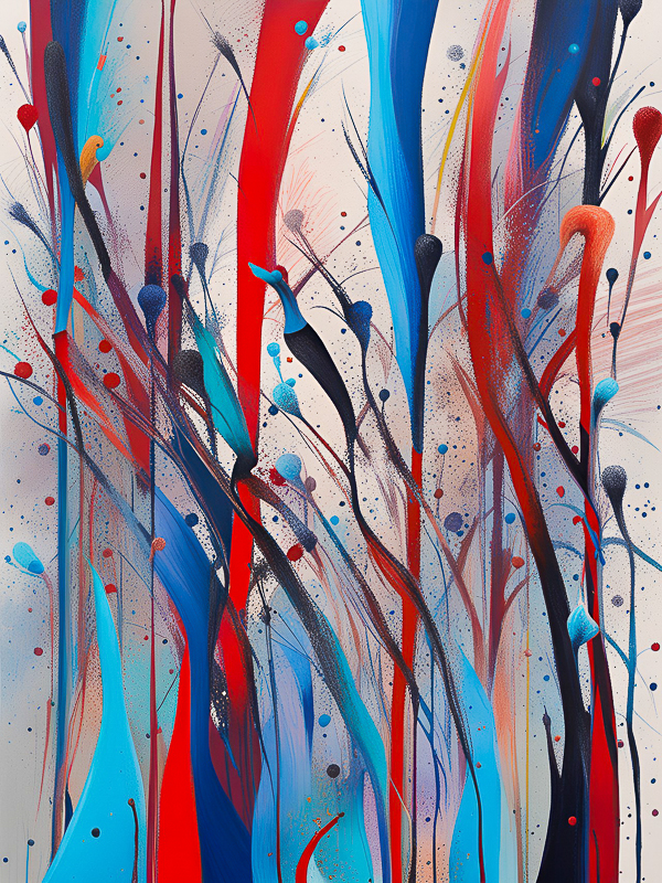 Action painting | Abstract Art